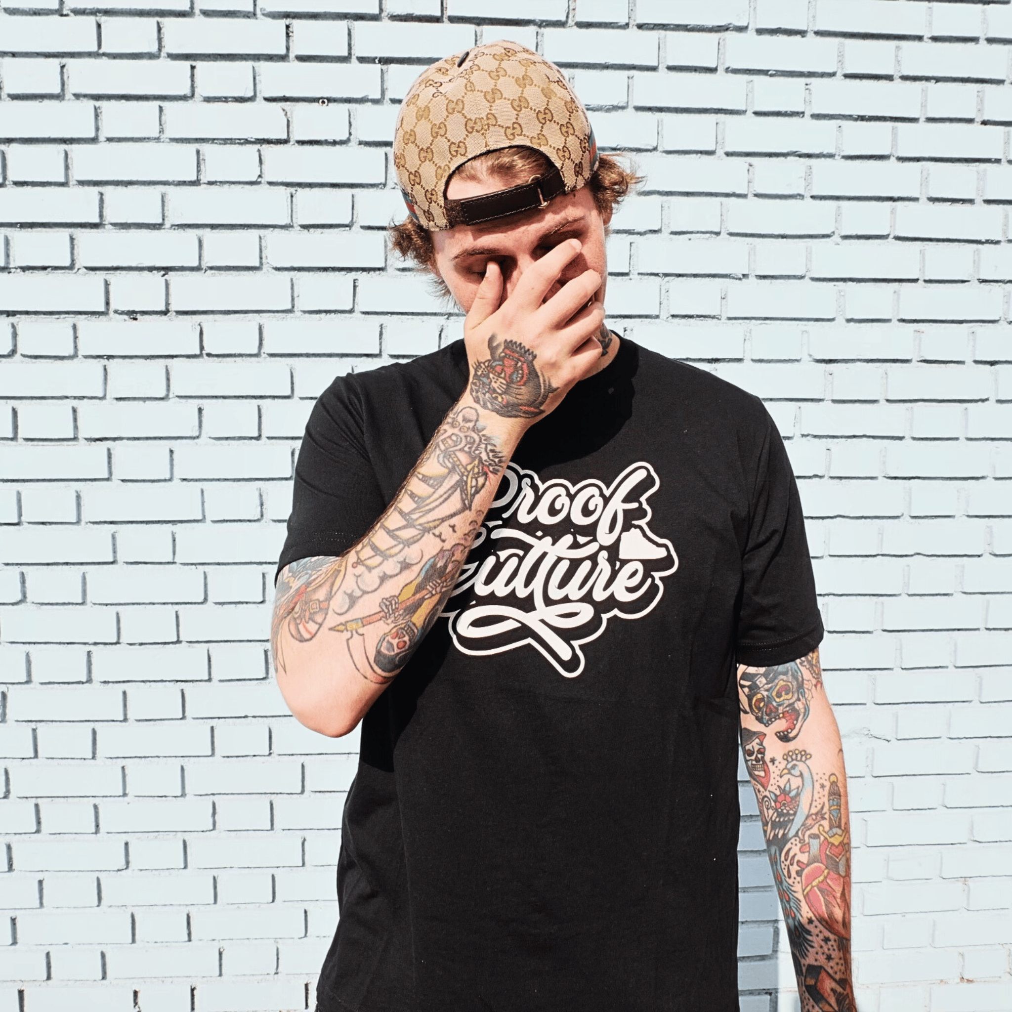 👕 Proof Logo Tee – 100% Cotton Black T-Shirt | Proof Culture